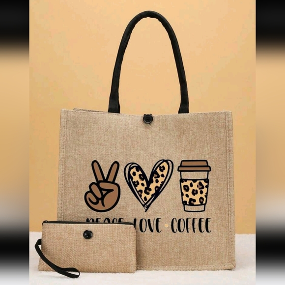 Bags | Tote Bag And Mini Bag Set New | Poshmark